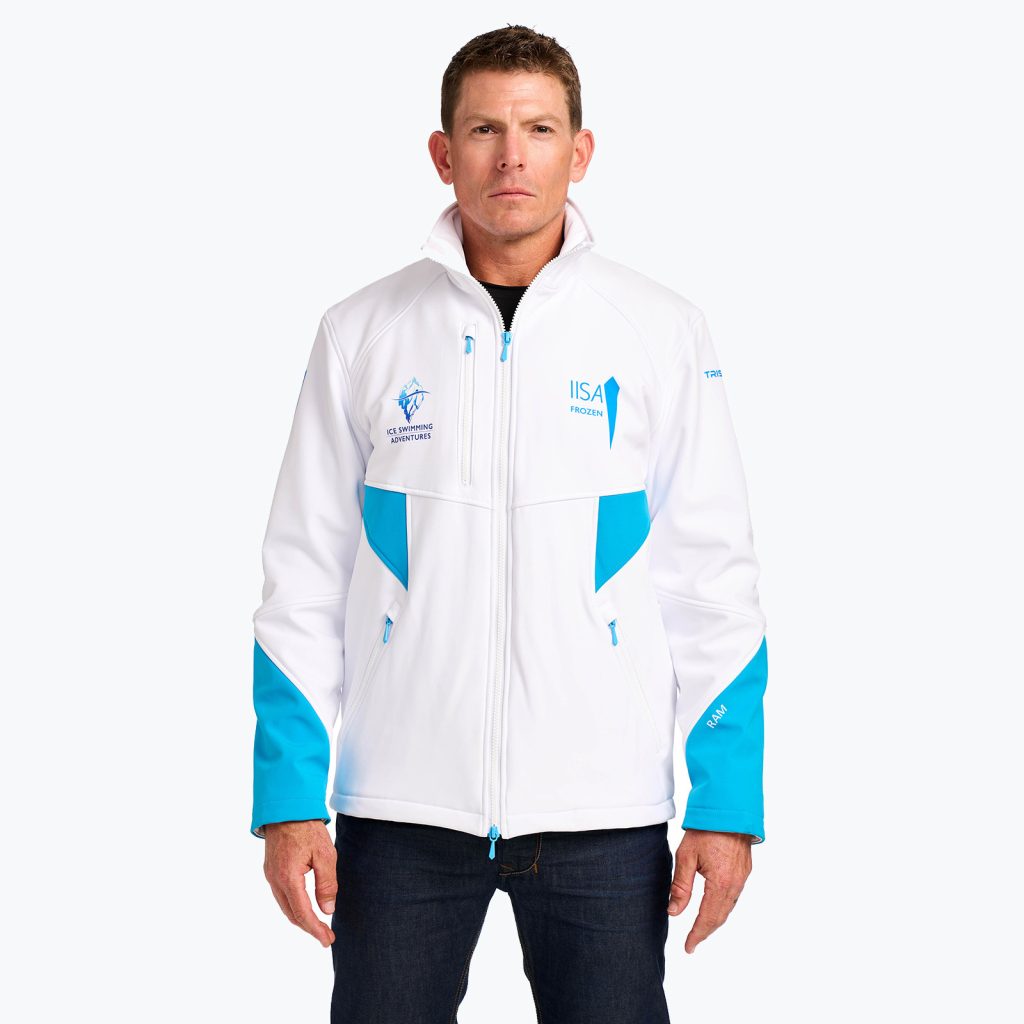 White Jacket [M] – FROZEN | International Ice Swimming Association